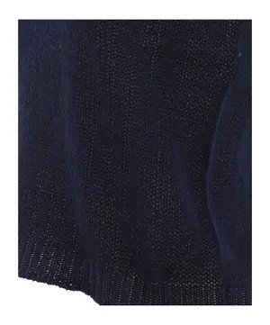 Prada V-neck Knitted Vest - Blue