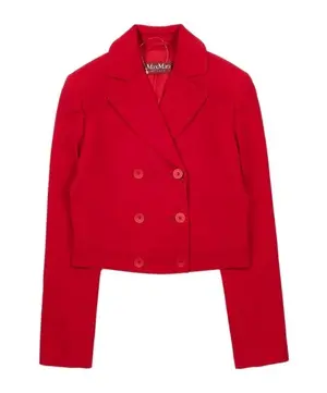 Max Mara Long-sleeved Double-breasted Jacket