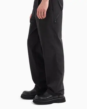 Emporio Armani Tailored Trousers With Zipper Pockets