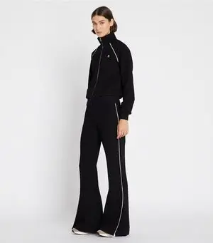 Tory Burch Chevron Patch Zip-up Jacket