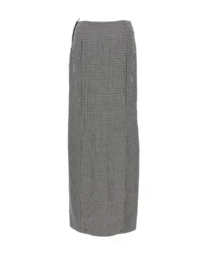 Thom Browne Houndstooth Slit Skirt