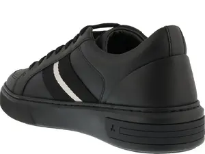 Bally Low Top Sneakers With Logo Plaque - Black