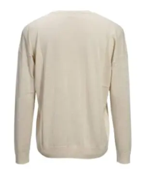 Eleventy Long-sleeved Crew Neck Sweater - Nude