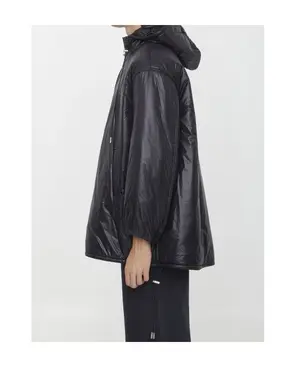 Saint Laurent Logo Embossed Drawstring Jacket