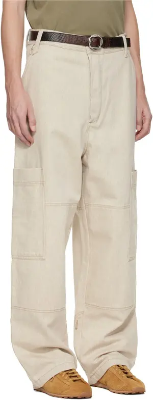 Jacquemus Carre De-nîmes Denim Cargo Pants