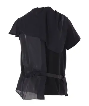 Sacai Paneled Slide-buckle T-shirt