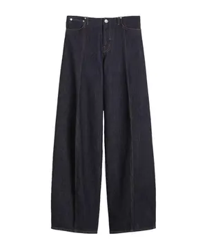 Sportmax Wide Leg Denim Trousers