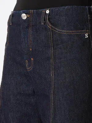 Sportmax Wide Leg Denim Trousers