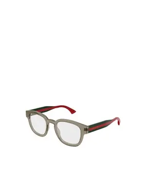 Gucci Square Frame Eyeglasses - Brown