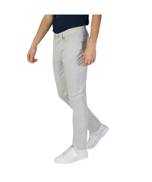 JECKERSON Tailored Casual Pants With Belt Loops - Gray