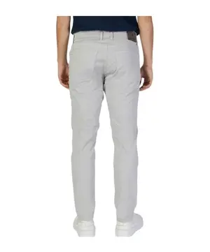 JECKERSON Tailored Casual Pants With Belt Loops - Gray