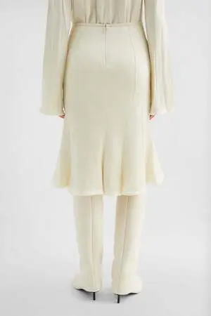JIL SANDER Envers Satin Flared Skirt
