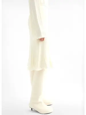 JIL SANDER Envers Satin Flared Skirt