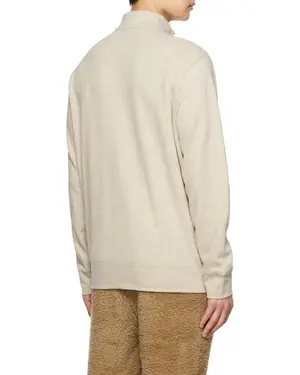 Polo Ralph Lauren Quarter Zip Embroidered Jumper - Nude