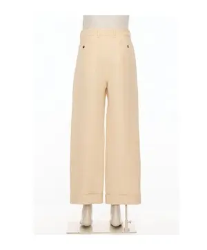 Valentino Garavani Pleated Straight Leg Pants - Nude