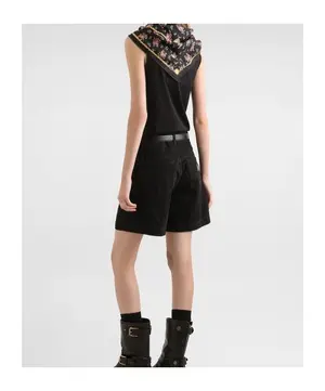Dolce & Gabbana Sleeveless Top With Detachable Scarf