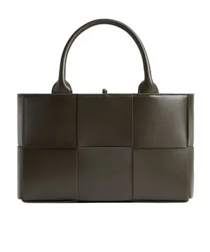 Bottega Veneta Mini Arco Tote - Khaki