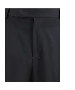 PT TORINO Pt Torinos Rebel Pleated Wool Trousers - Black