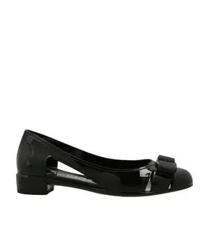 FERRAGAMO Low Heel Bow Detailing Pumps