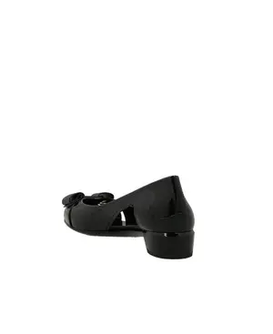 FERRAGAMO Low Heel Bow Detailing Pumps
