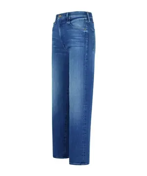 MOTHER High Waist Straight Leg Jeans
