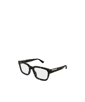 Gucci Rectangular Frame Glasses - Black