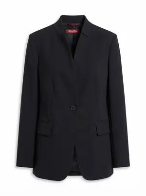 Max Mara Long Sleeve Blazer - Black