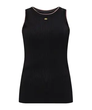 Amiri Logo-plaque Ribbed Tank Top