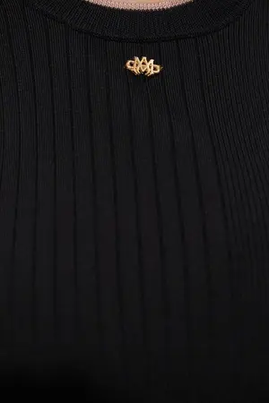 Amiri Logo-plaque Ribbed Tank Top