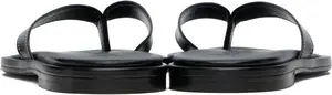 AeydĒ Melody Leather Flip-flops - Black