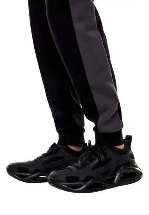 EA7 Sports Shirt Casual Wear Set - Black
