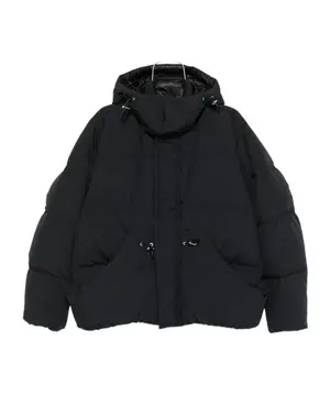 Sacai Long Sleeve Down Jacket With Hood - Black