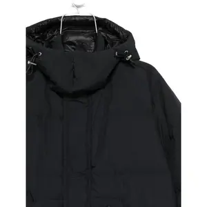 Sacai Long Sleeve Down Jacket With Hood - Black