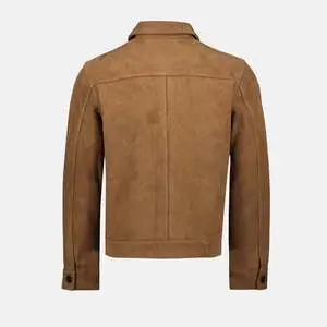 AMI Paris Logo Detailed Button-up Jacket