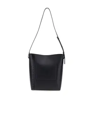 JIL SANDER Logo Embossed Rectangular Tote Bag