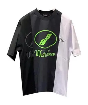 We11Done Logo-print Cotton T-shirt - Black