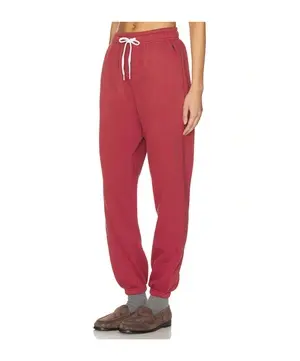 Polo Ralph Lauren Embroidered Logo Jogger Pants - Red