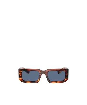 Prada Rectangular Frame Sunglasses - Blue