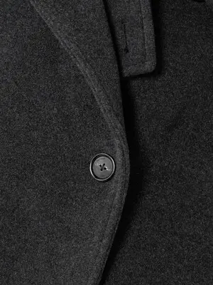 TOTEME Double-breasted Tailored Coat - Black