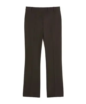 Max Mara Tailored High-waisted Slim Trousers - Medium Gray
