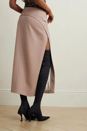 Attico High Slit Skirt