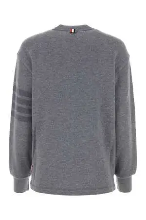 Thom Browne Crewneck Jumper With Signature Stripes