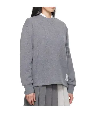 Thom Browne Crewneck Jumper With Signature Stripes