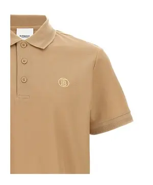 Burberry Logo Embroidered Polo Shirt