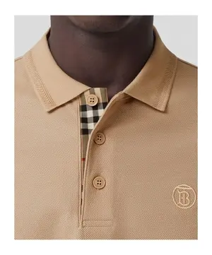 Burberry Logo Embroidered Polo Shirt