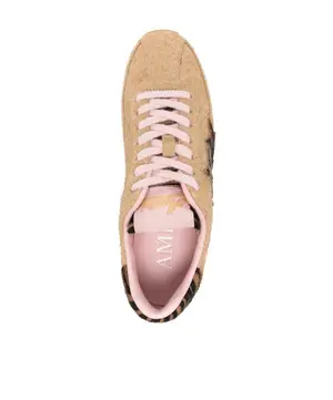 Amiri Zebra Pacific Flat Sneakers - Brown