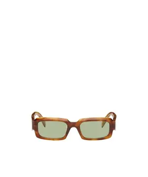 Prada Rectangular Full-frame Sunglasses - Nude