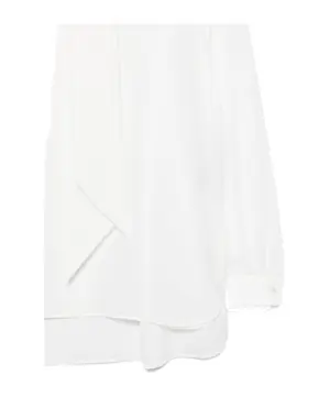 Emporio Armani Long Sleeve Bow Detail Blouse