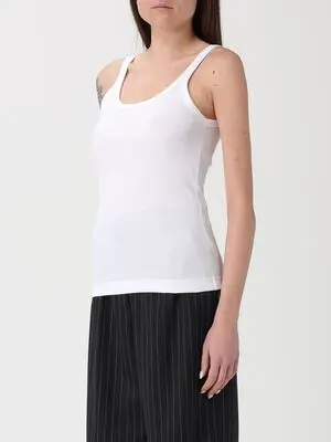 Dolce & Gabbana Crewneck Tank Top With Logo Patch - No