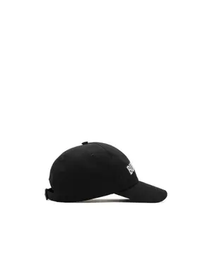 Burberry Logo Gabardine Baseball Cap - Black